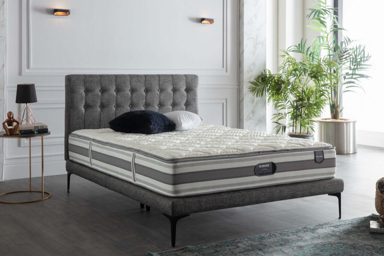 Stratton Platform Bed Grey - Futon World