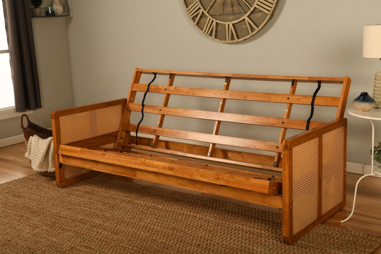Westport Full Wood Futon Frame Only Honey Finish - Futon World